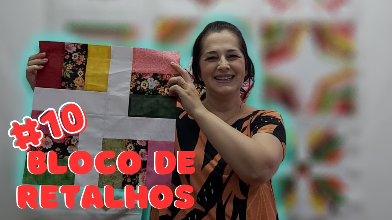 PAINEL SCRAPS #10 | BLOCO PATCHWORK - Bloco com retalhos - YouTube