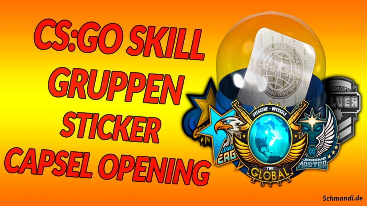 CS:GO Skill Gruppen Sticker Kapsel Opening (Skill Groups Capsule ...