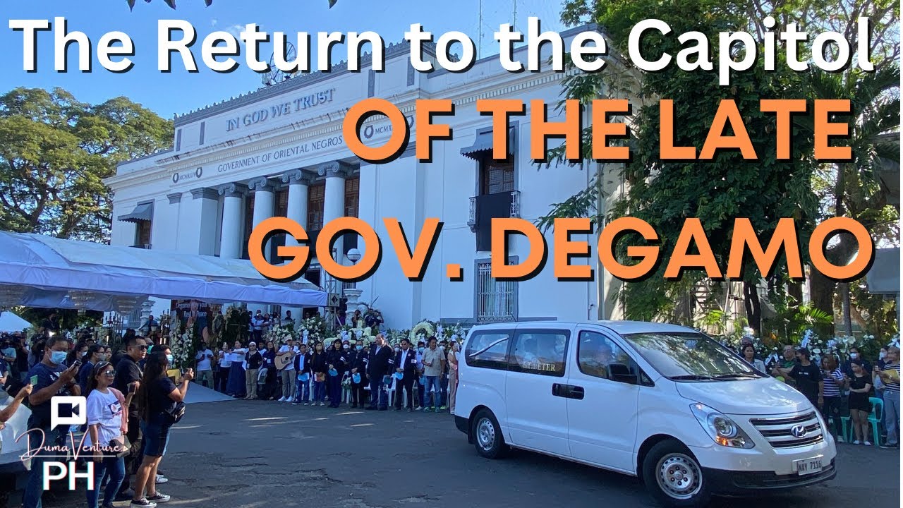 Gov. Roel Degamo’s body arrives at Negros Oriental Provincial Capitol ...