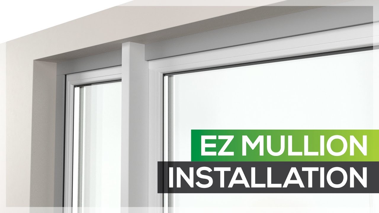 EZ Mullion with Receptor Installation - YouTube