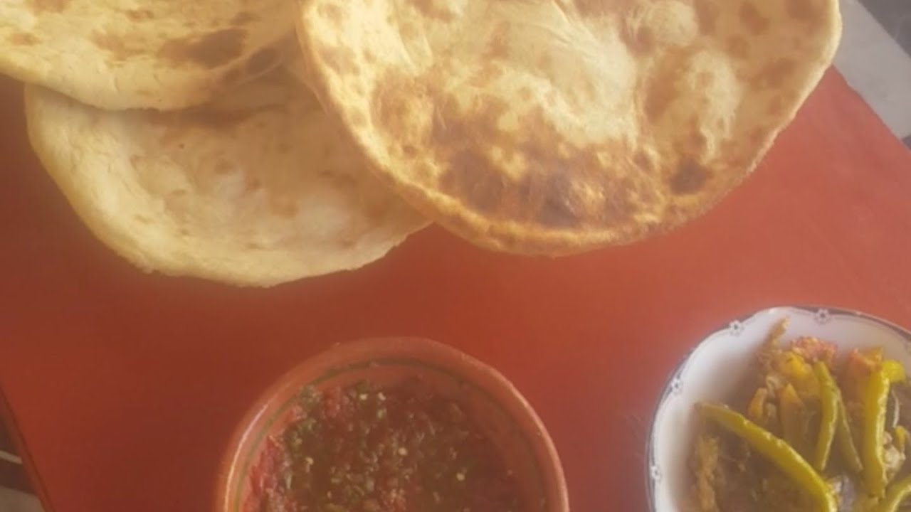 Village type tandore roty with lasi 😜 #vakies #homemade #naan # ...