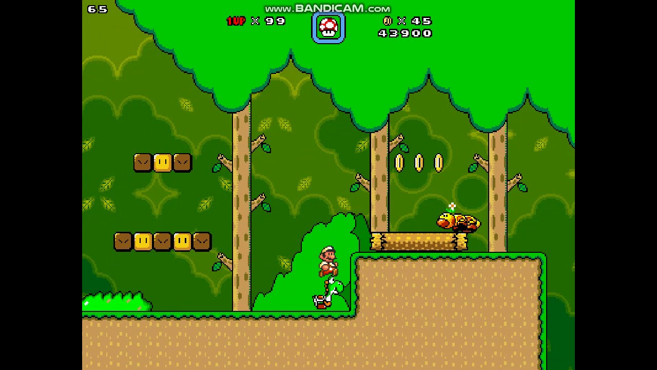 SMBX2 Custom Level - Yoshi's Wood (ver 2) - YouTube
