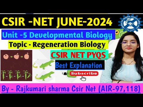 CSIR NET || Net PYQS | Csir Net topic wise PYQS | NET| Regeneration biology| Developmental ...