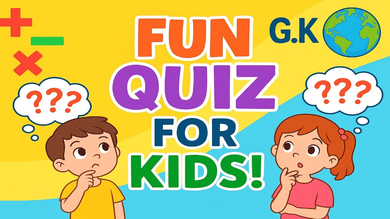 🧠 Fun Kids Quiz Challenge | Math GK 🌍 | Brain Teasers for Kids 👦👧 # ...