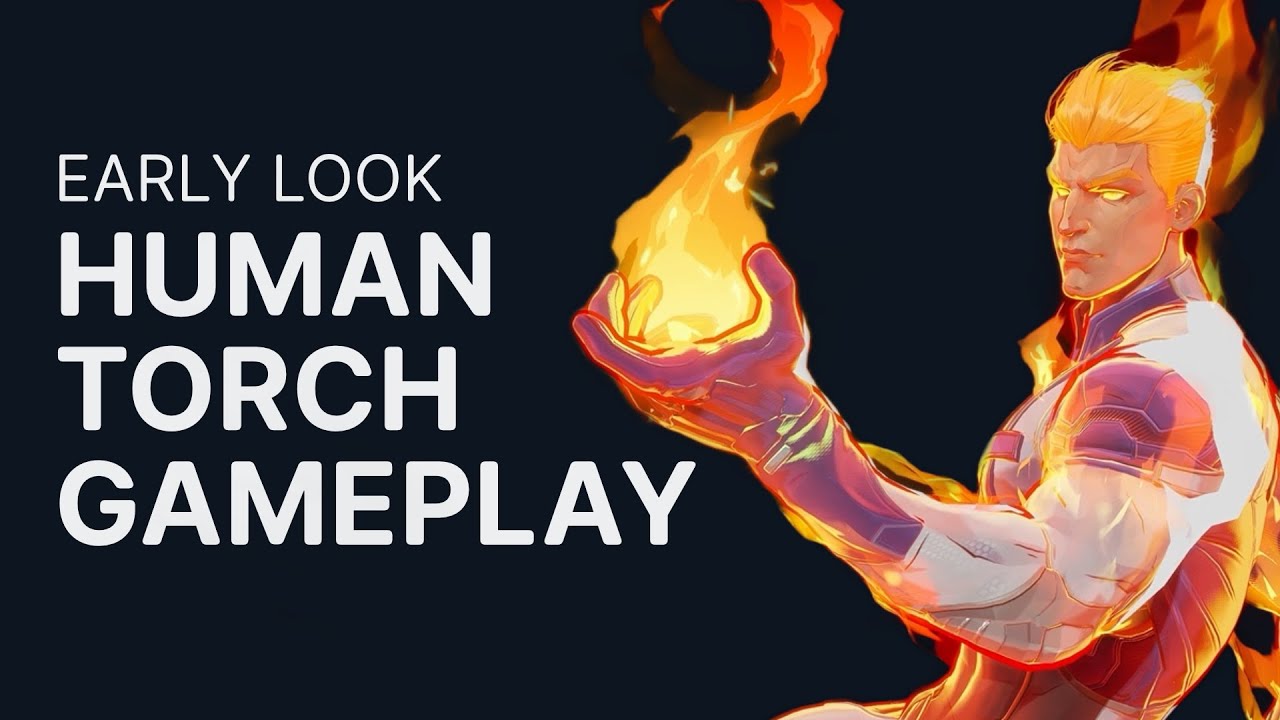 Marvel Rivals Human Torch Gameplay, early look! - YouTube