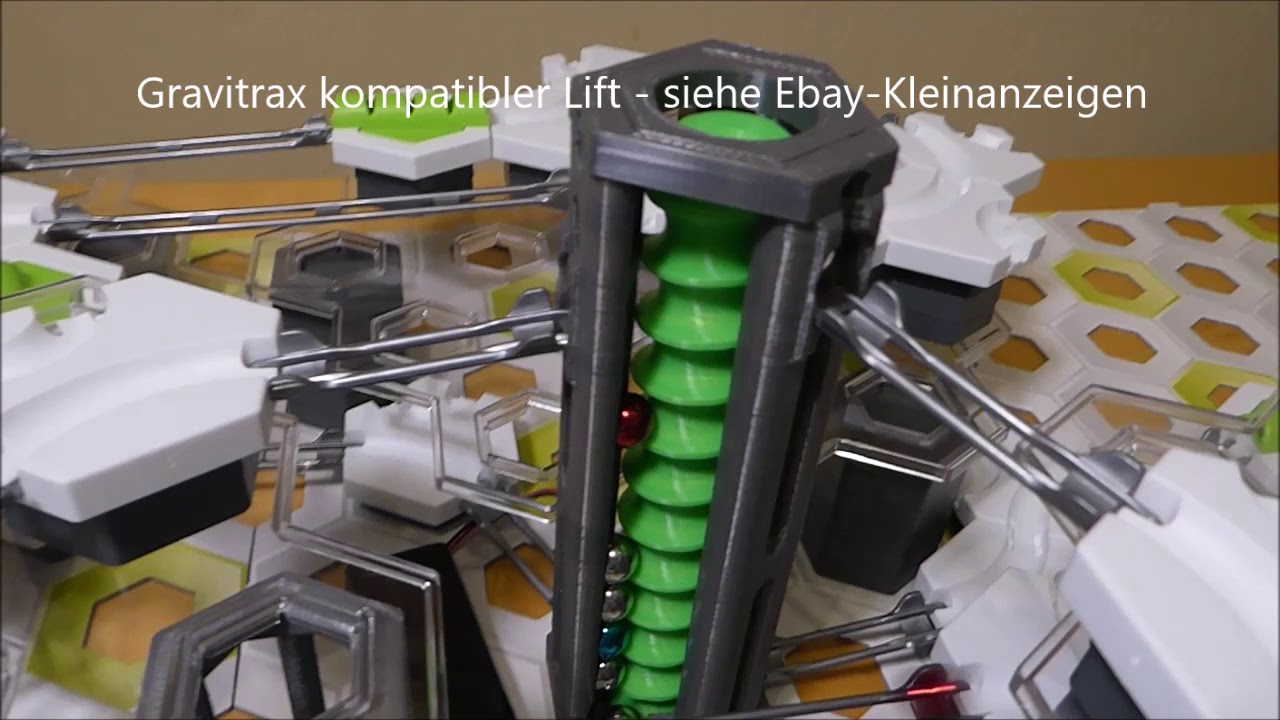 Gravitrax kompatbiler elektrischer Lift - 3D Druck - YouTube