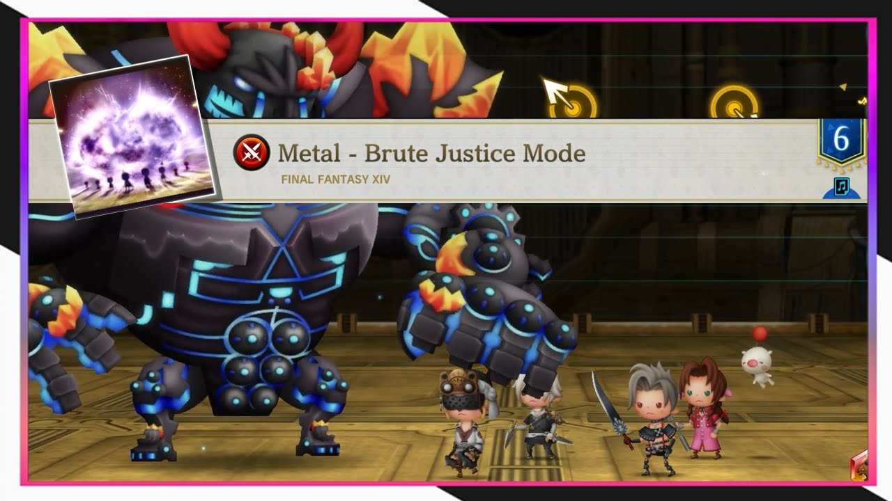 THEATRHYTHM FINAL BAR LINE ¦ Metal - Brute Justice Mode (FFXIV ...