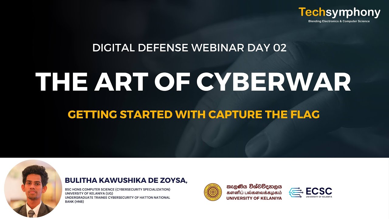 The Art Of Cyberwar | Webinar | ECSC | Tech symphony - YouTube