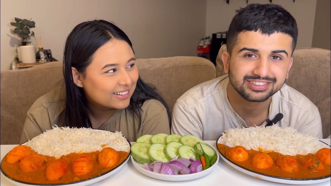 SPICY EGG CURRY WITH RICE😋 SARAI MITHO | HAPPY DASHAIN EVERYONE ️ ️ ...