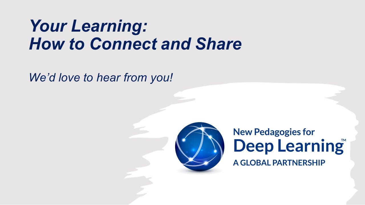 Connect and Share your learning! - YouTube