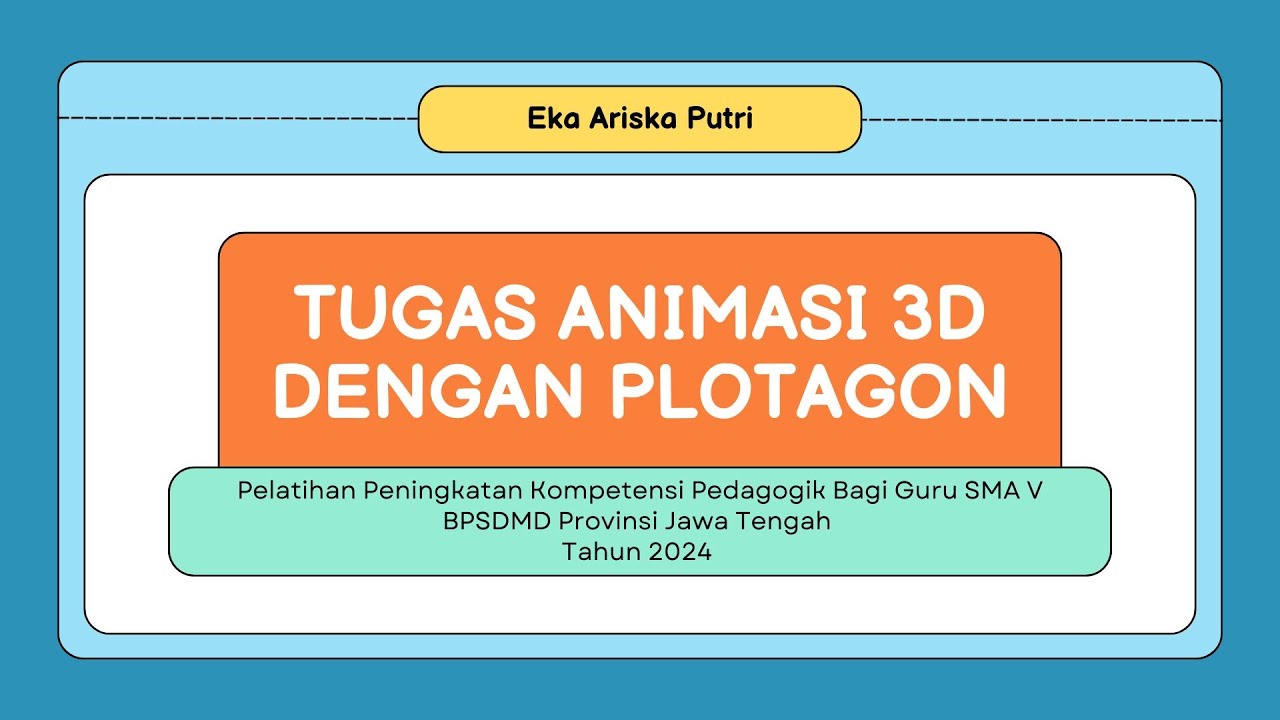 Tugas Animasi 3D Dengan Plotagon - YouTube