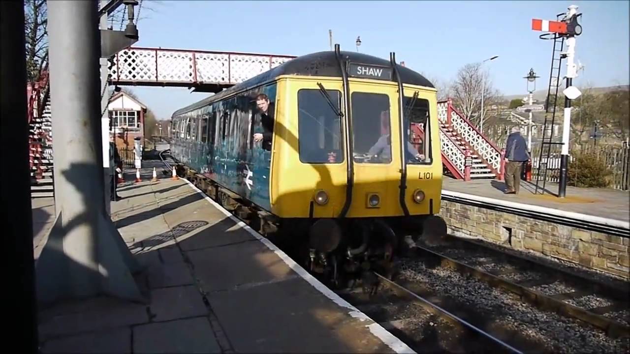 BR Class 122 Unit W55001 at the ELR. Panasonic GH1. - YouTube