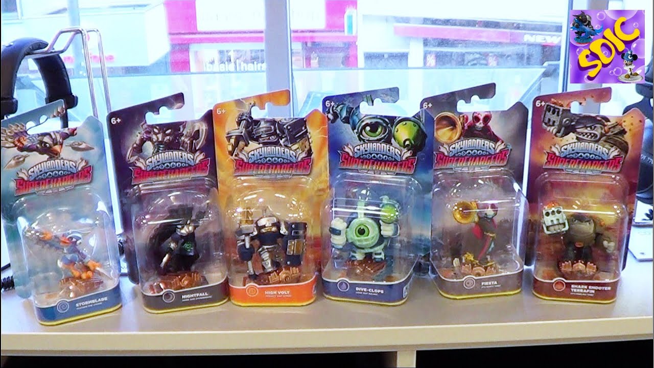NEW Skylanders SuperChargers Stormblade Nightfall High Volt Dive-Clops ...