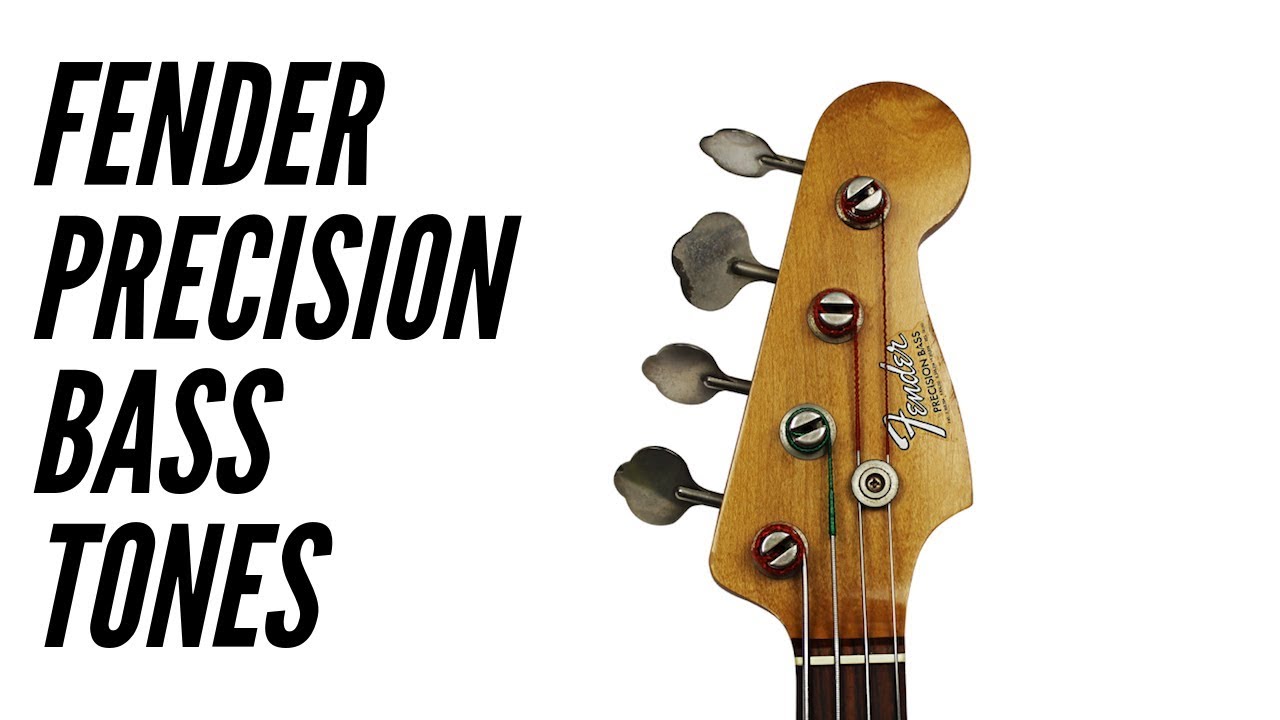 Getting Different Tones From A Fender Precision Bass - YouTube