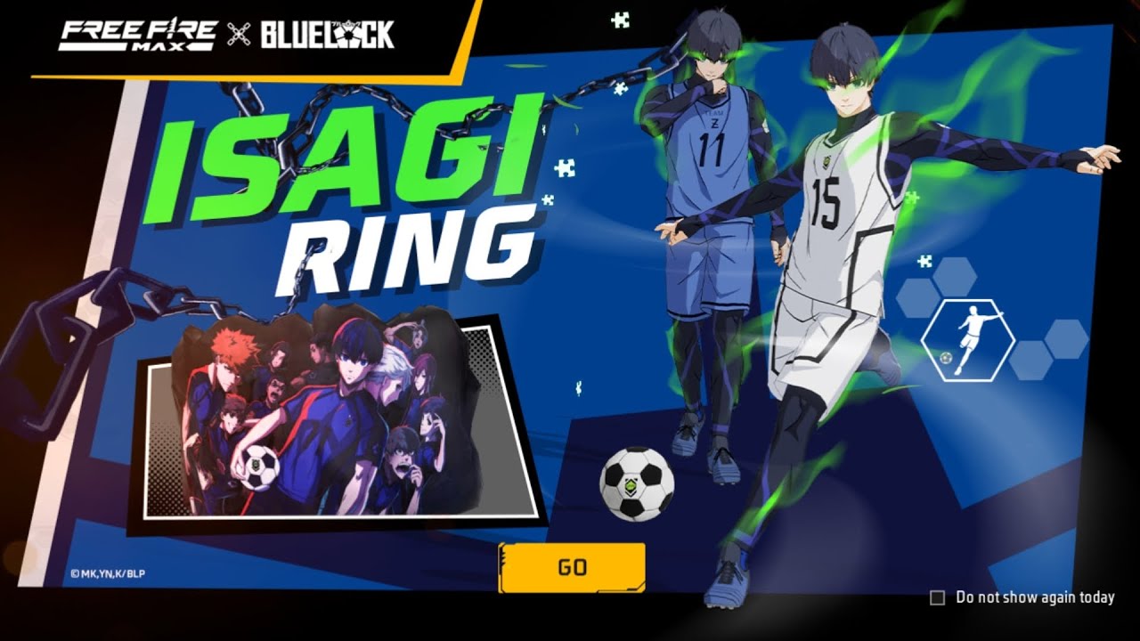 NEW EVENT FREE FIRE | ISAGI RING | BLUELOCK | Gloo Wall - Blue lock ...