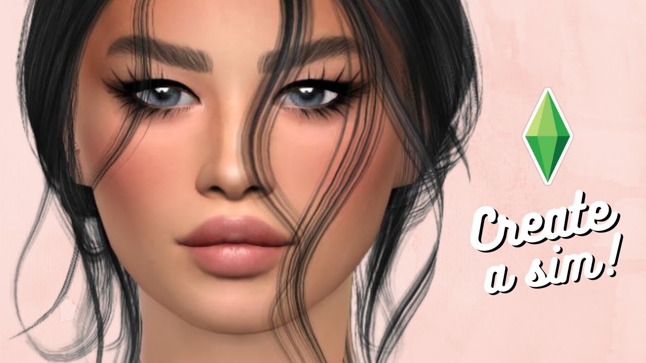 CREATE A SIM 🍄 THE SIMS 4 CAS 🍀 MAKING A REALISTIC SIMS IN THE SIMS 4 🐬 ...
