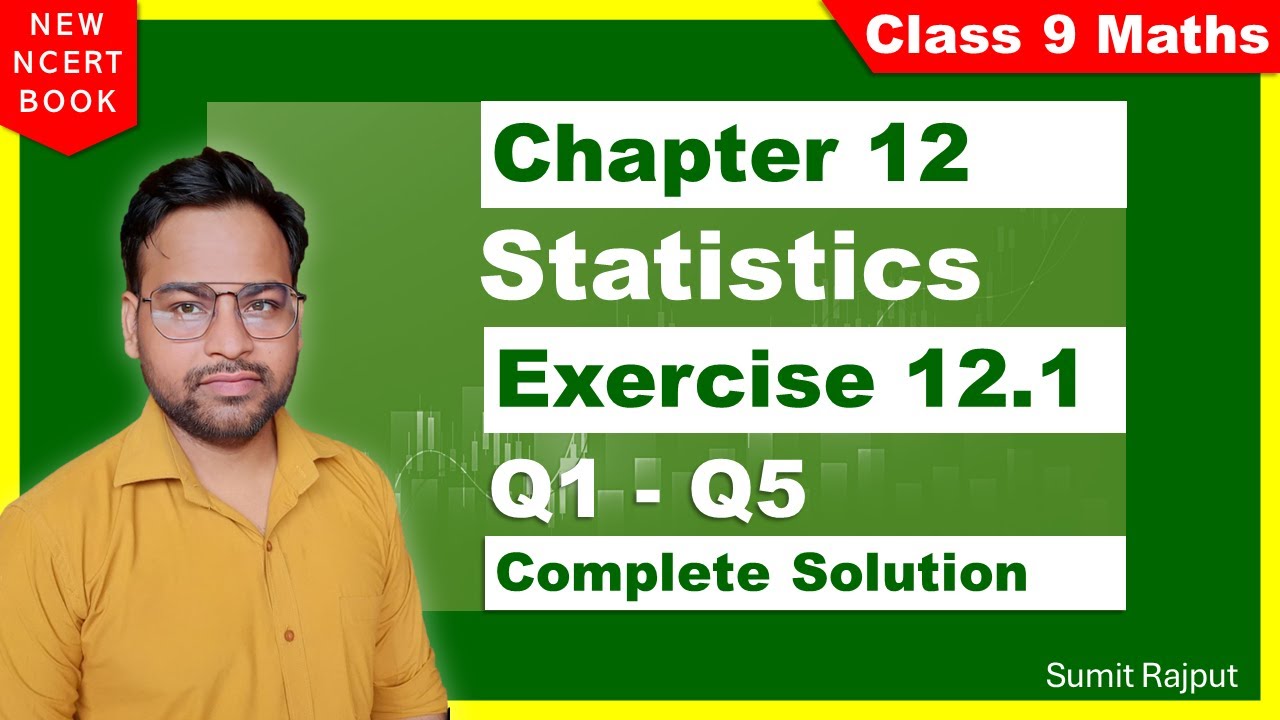 Class 9 Maths | Chapter 12 - Statistics | Exercise 12.1 Q1-5 | TCF ...