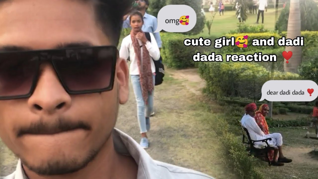 cute girl🥰/ and dear dadi dada ️/reaction 😇/ - YouTube