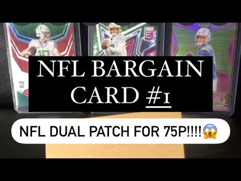 NFL CARD STEAL!!! Bargain!! #nfltradingcards #tradingcards #nfl # ...