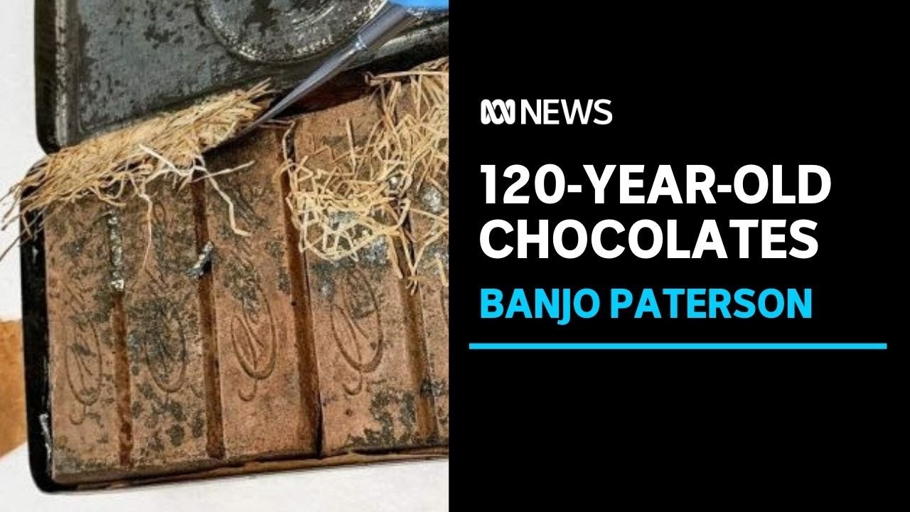 Rare chocolates found in Banjo Paterson's belongings | ABC News - YouTube
