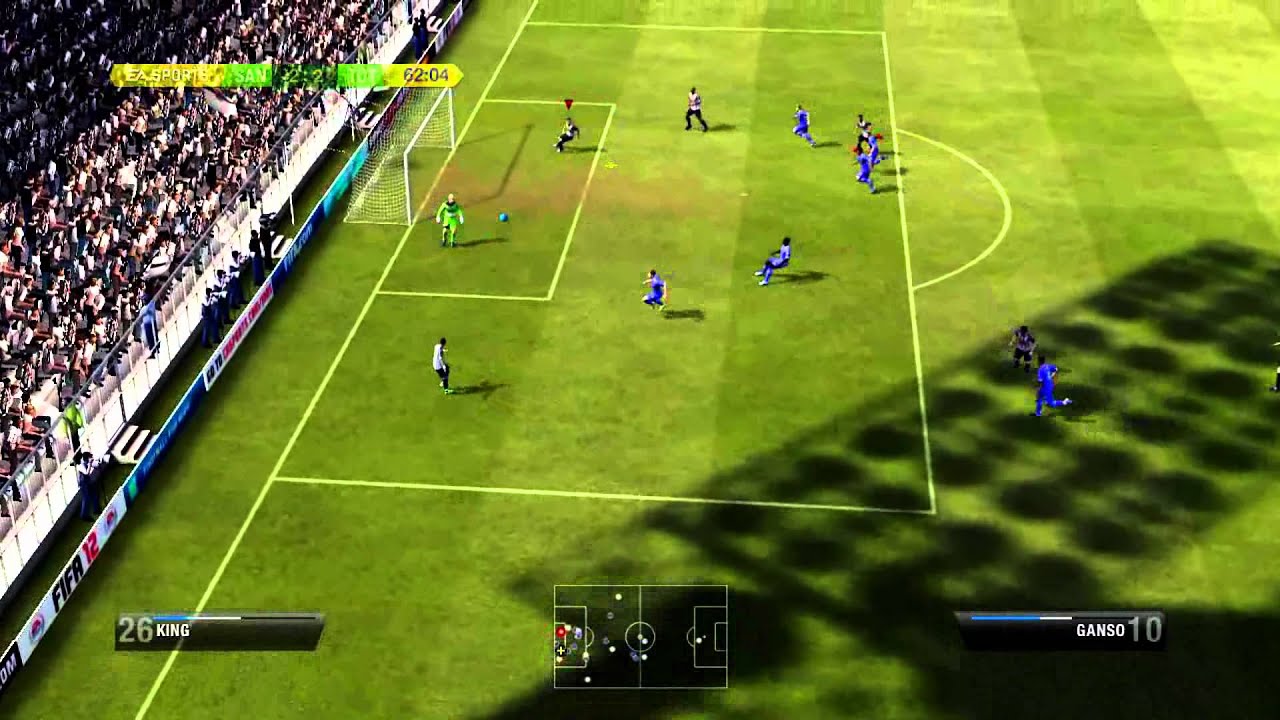 FIFA 12 - Neymar/Ganso Tricks & Skills with Santos - YouTube