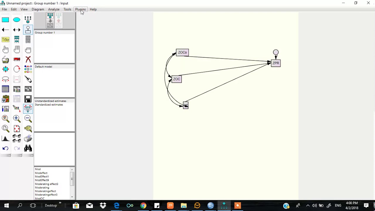 How to test moderating effect with AMOS? - YouTube