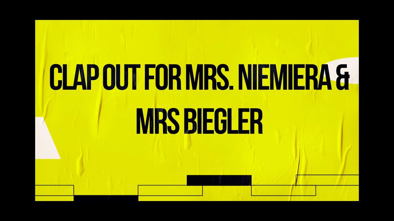 Retirement Clap-Out for Mrs. Biegler & Mrs. Niemiera - YouTube