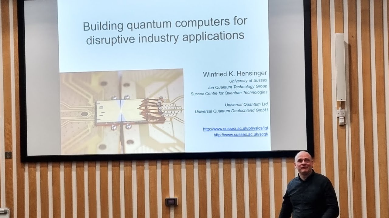 Building Quantum Computers for Disruptive Industry Applications - YouTube