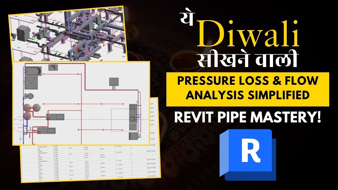 REVIT Tutorial || Pipe System Check, Pressure Loss & Flow Analysis Made ...