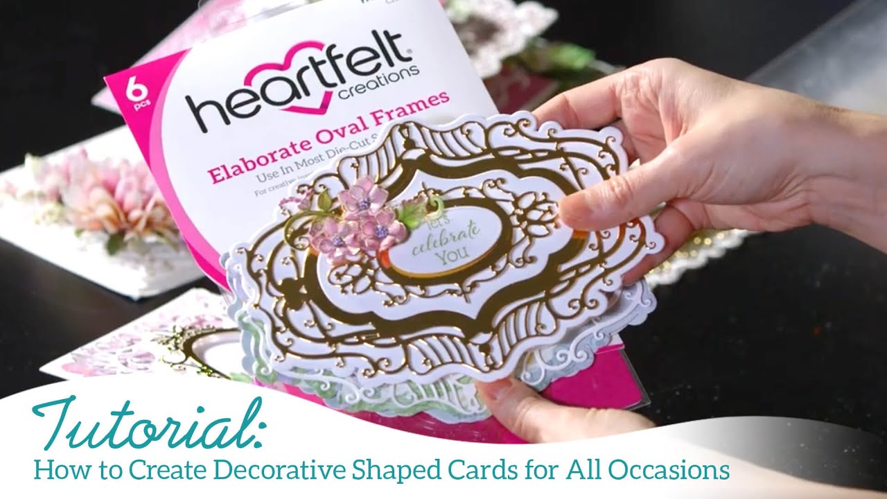 How to Create Decorative Shaped Cards for All Occasions - YouTube