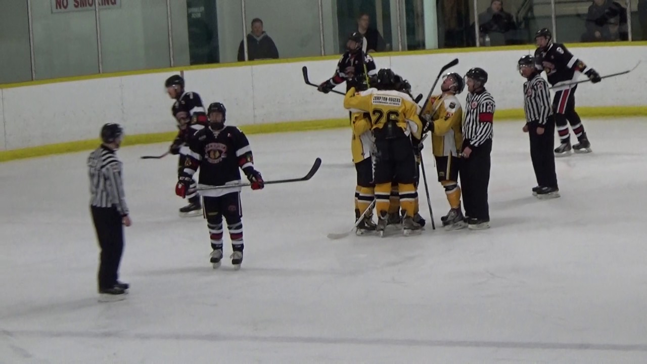 Mar.3/17 Simon Feig scores to tie it at 1-1 - YouTube