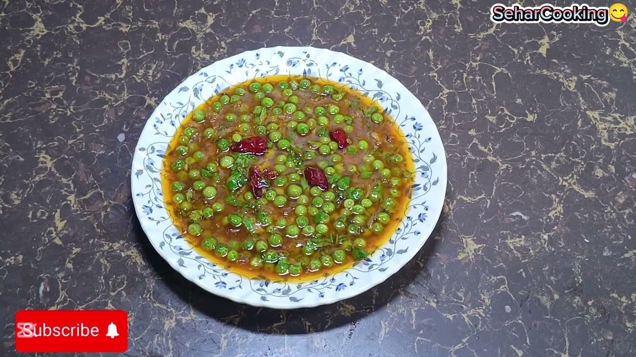 Matar Masala Recipe | Tasty Green Peas Curry | Easy & Quick Recipe | By ...