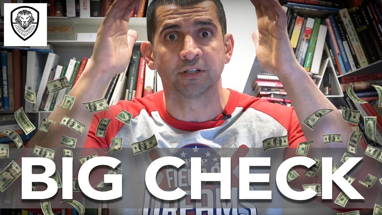 My First Big Check - YouTube