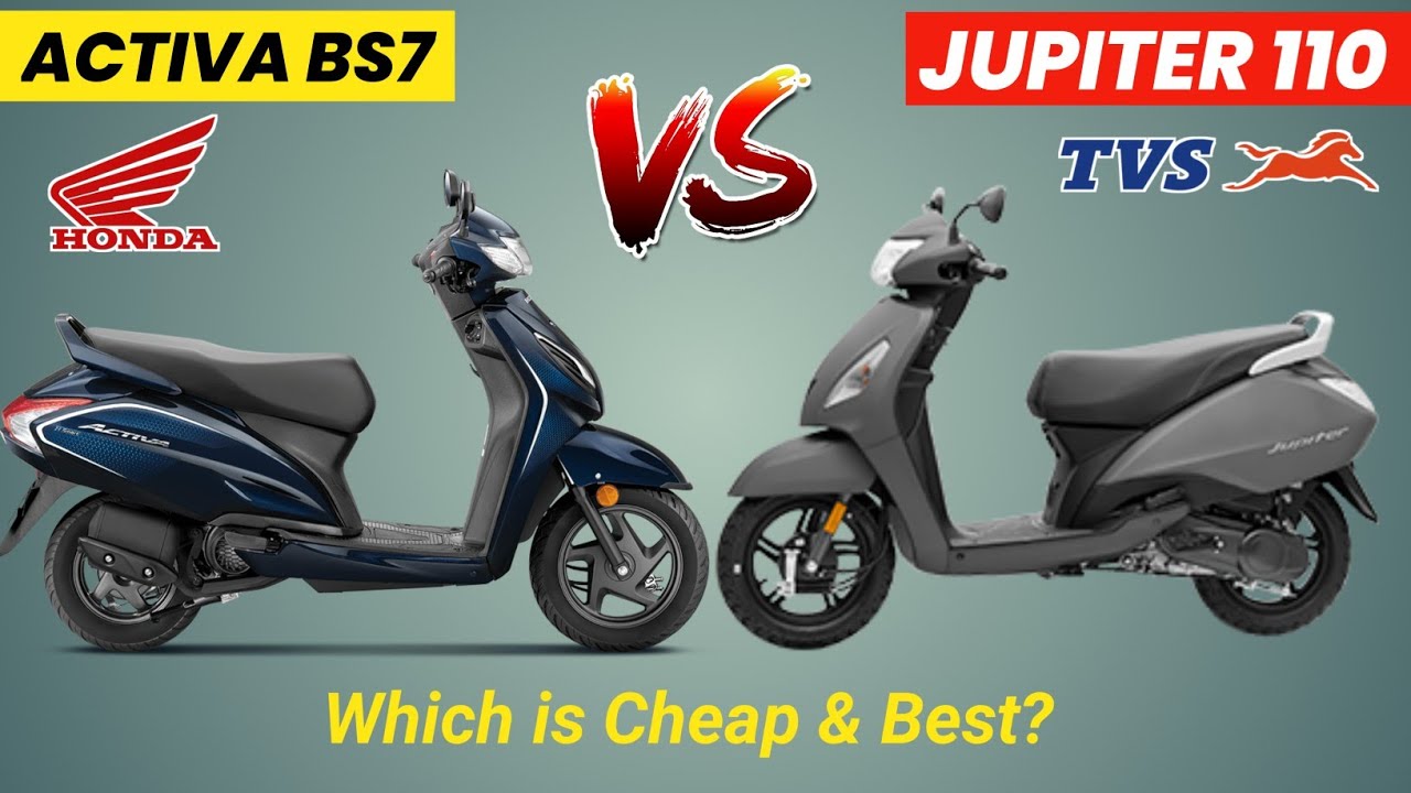 2023 Honda Activa 6G Vs Tvs Jupiter BS6 | Comparison 💥| Mileage | Top ...