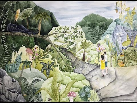 Dream Forest | Watercolor speed-time painting | Suluboya resim hızlı çekim
