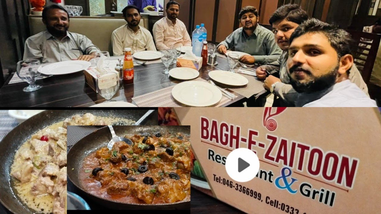 Bagh e Zaitoon Restaurant, Pirmahal, Party with friends - YouTube