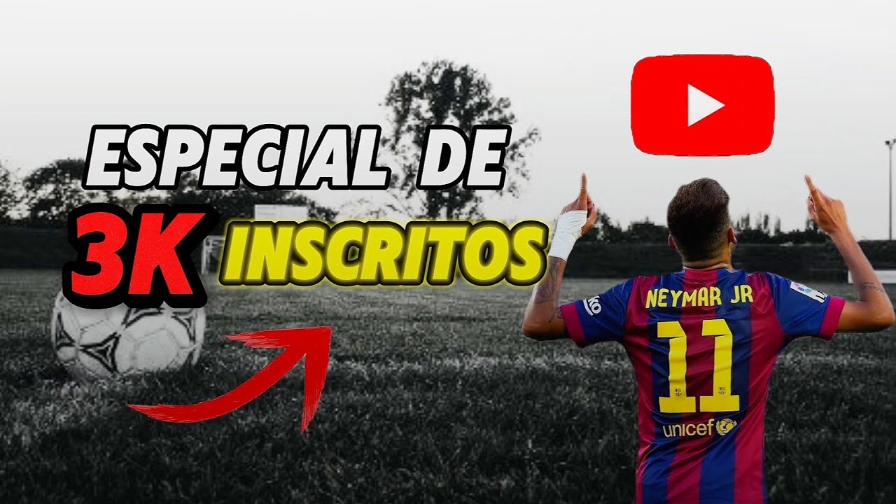 Chegou... 3K DE INSCRITOS! - YouTube