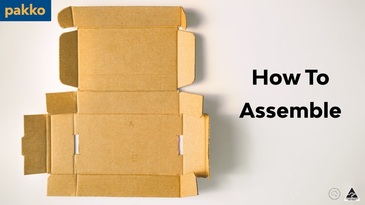 How to Assemble Different Types of Packaging - YouTube