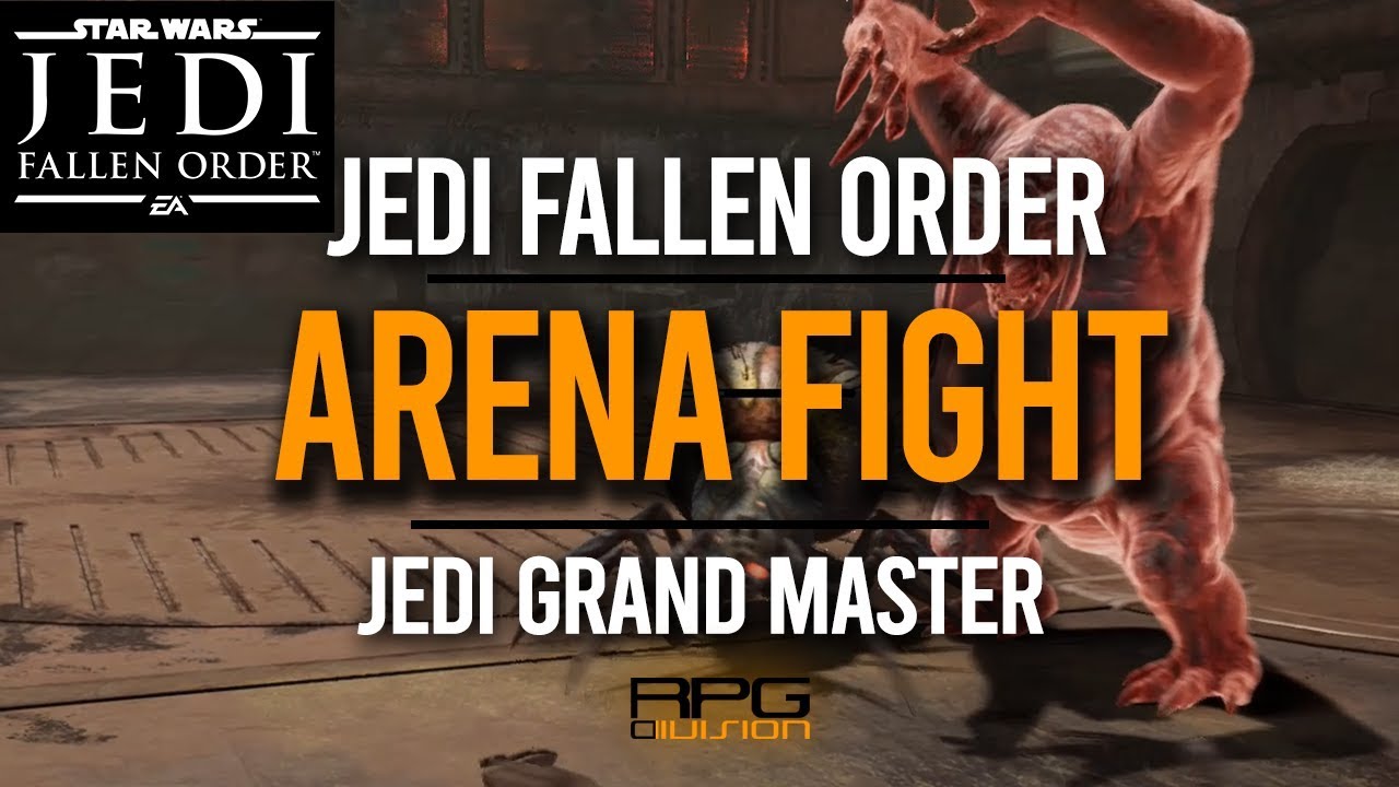 Arena on Grand Master Difficulty - STAR WARS JEDI FALLEN ORDER - YouTube