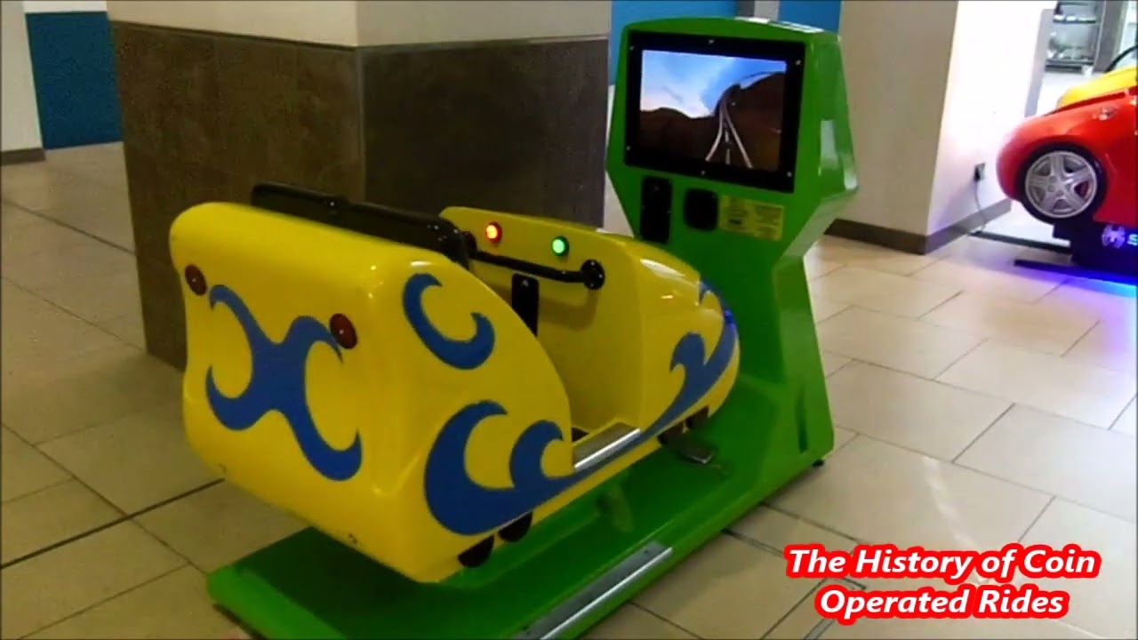 2010s Coin Operated Simulator Kiddie Ride - Ezee Swap Rollercoaster Car ...