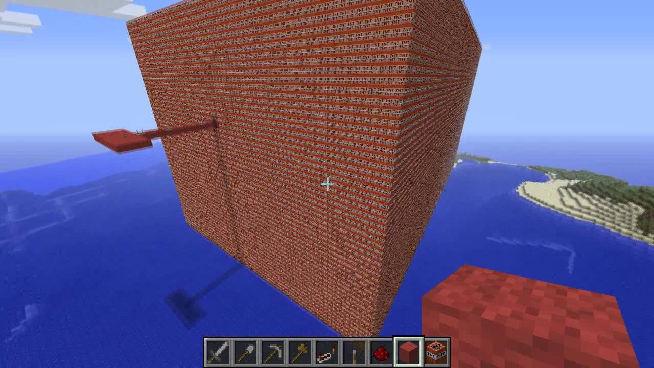 Minecraft 1000000 TNT! - YouTube