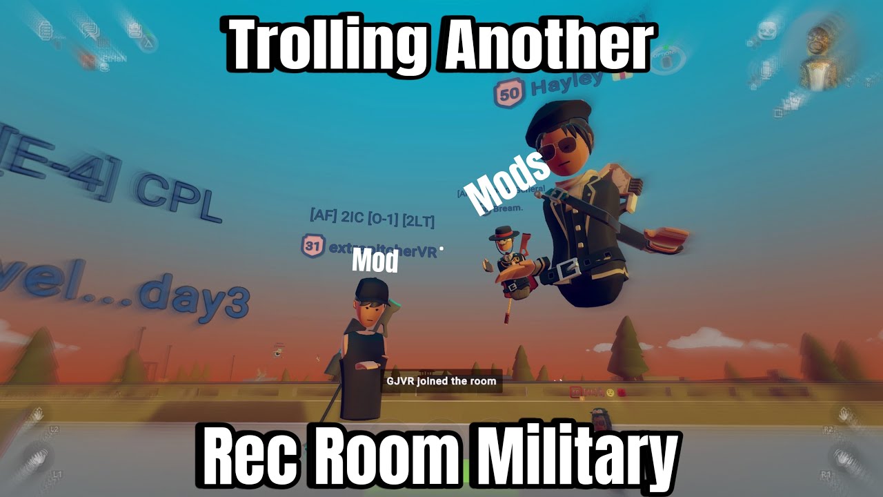 Trolling ANOTHER Rec Room Military… | Rec Room - YouTube