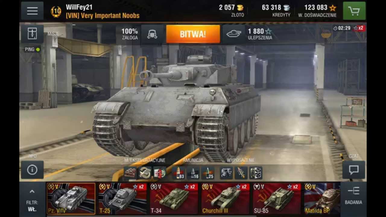 "Pz.Kpfw. V/IV - warto kupić?" World of Tanks Blitz - YouTube