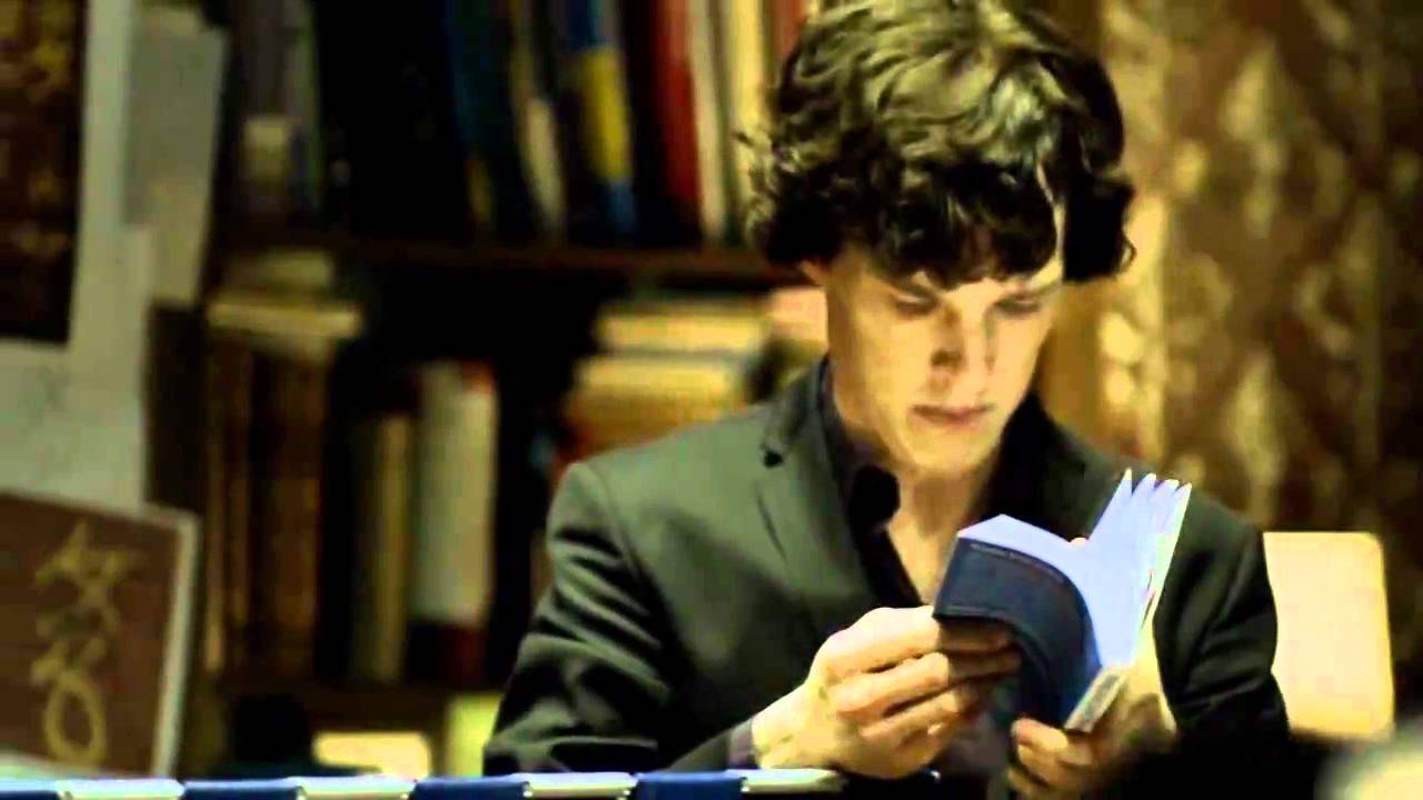 Sherlock- Read A Book - YouTube