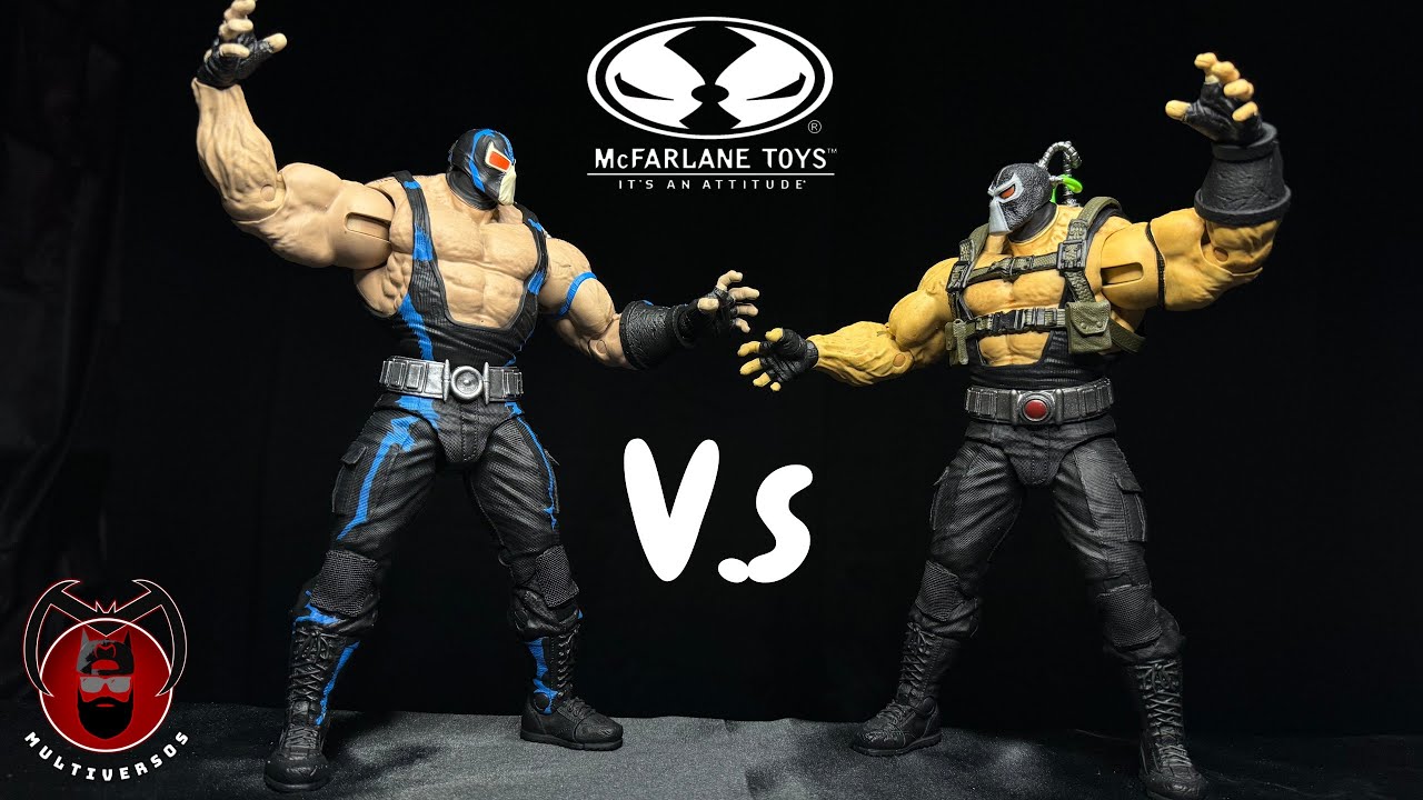 Unboxing y Revisión 2-pack Batman Vs Bane Batman: Knight Fall McFarlane ...