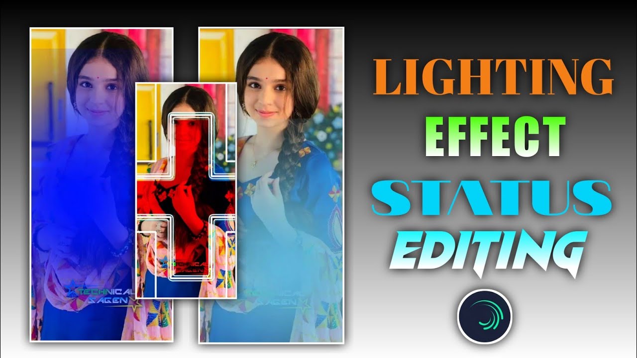 Lighting effect status editing tutorial | alight motion lighting effect ...