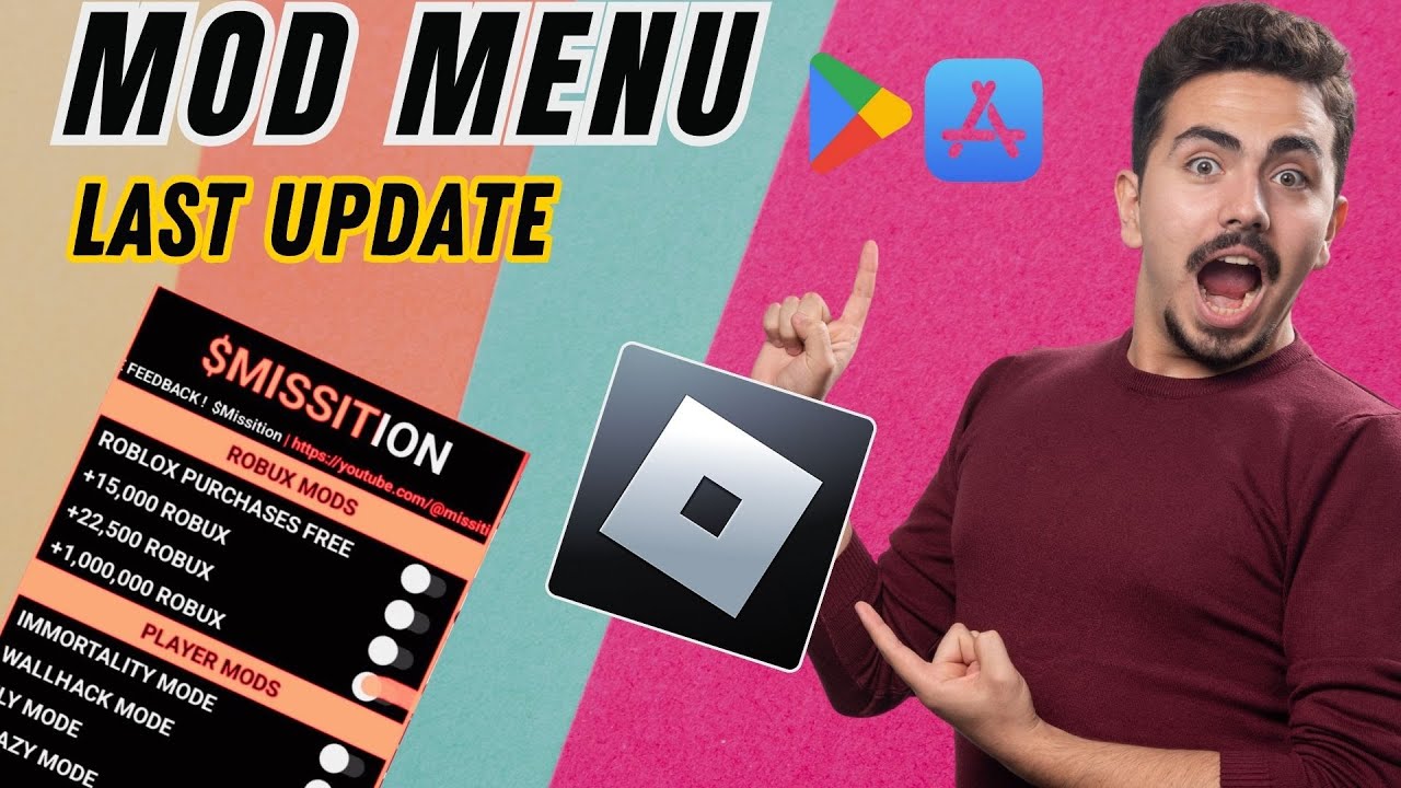 UPDATE!! Roblox mod menu Free robux and shopping | Fly, Speed ...