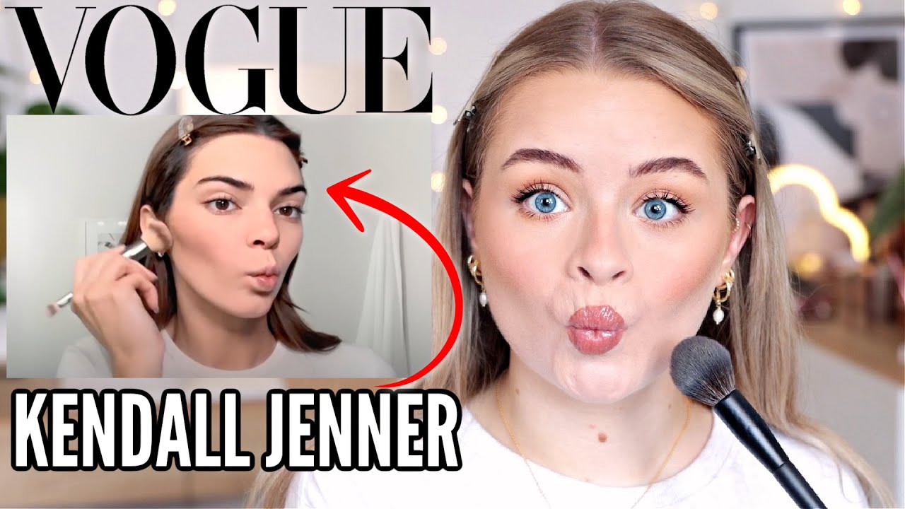 I followed KENDALL JENNER'S *makeup* routine!!! - YouTube