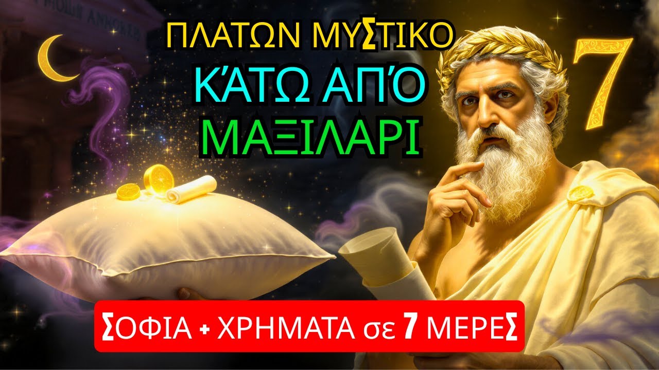 ΠΛΑΤΩΝ Έκρυβε ΑΥΤΟ κάτω από το ΜΑΞΙΛΑΡΙ: ΣΟΦΙΑ και ΧΡΗΜΑΤΑ σε 7 ΜΕΡΕΣ ...