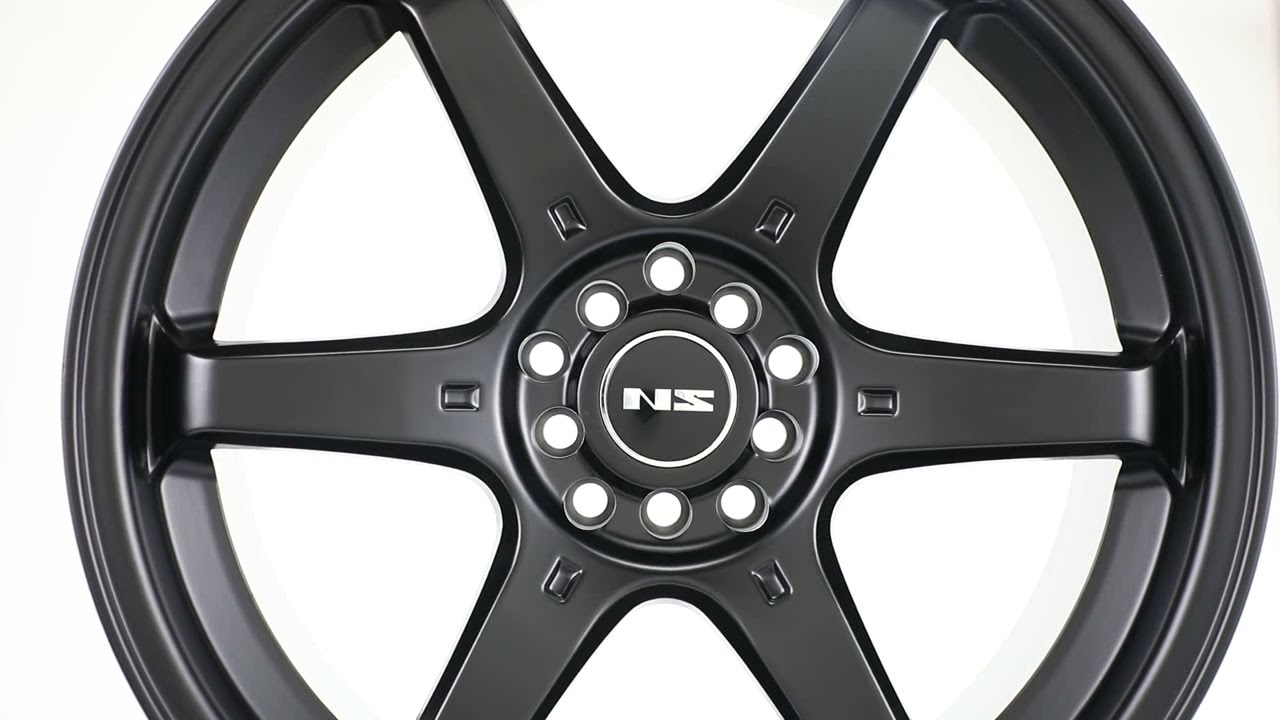 NS Wheels - NS1507 Matte Black - YouTube